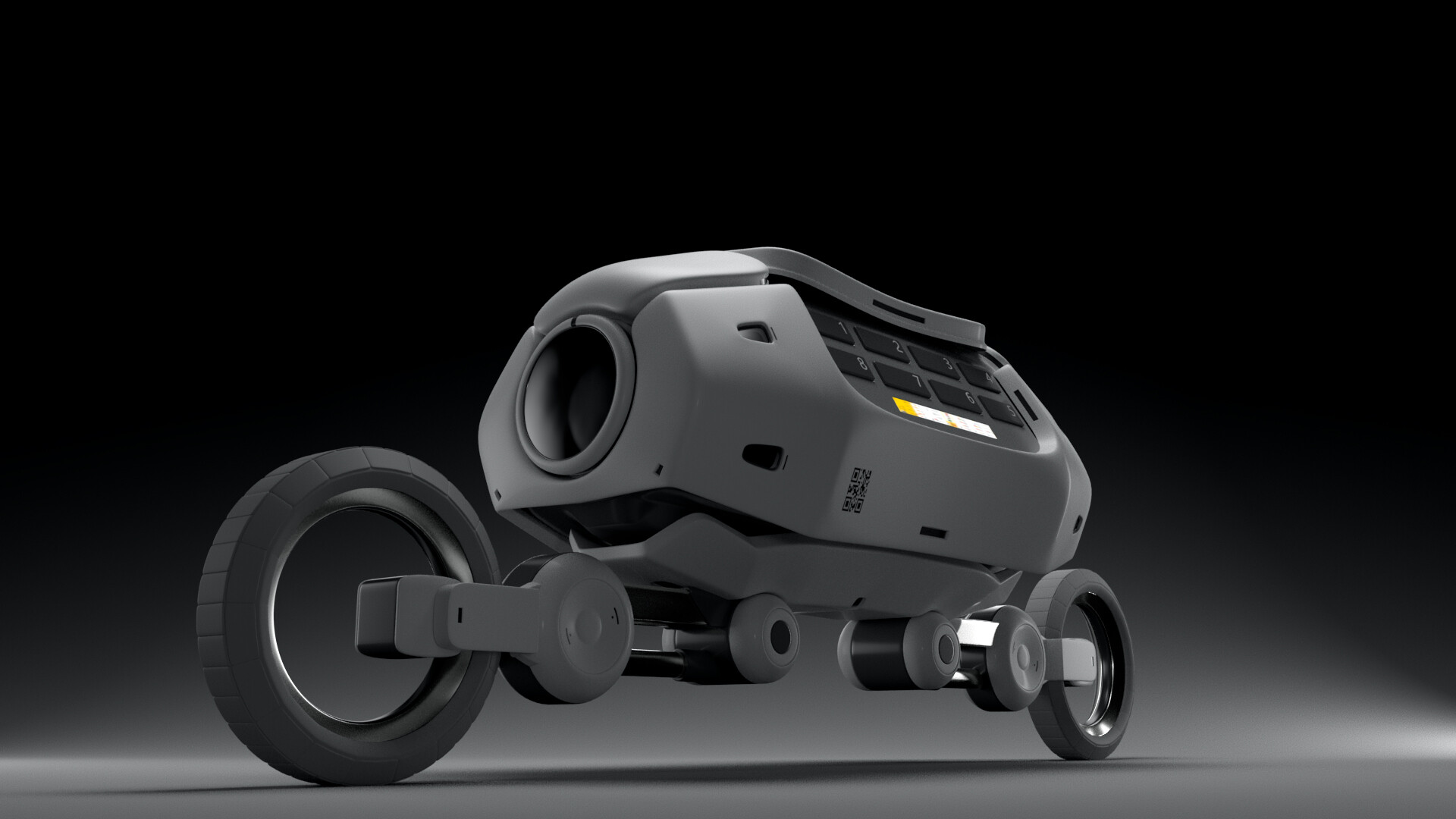 ArtStation - Intelligent Take-out Car Design