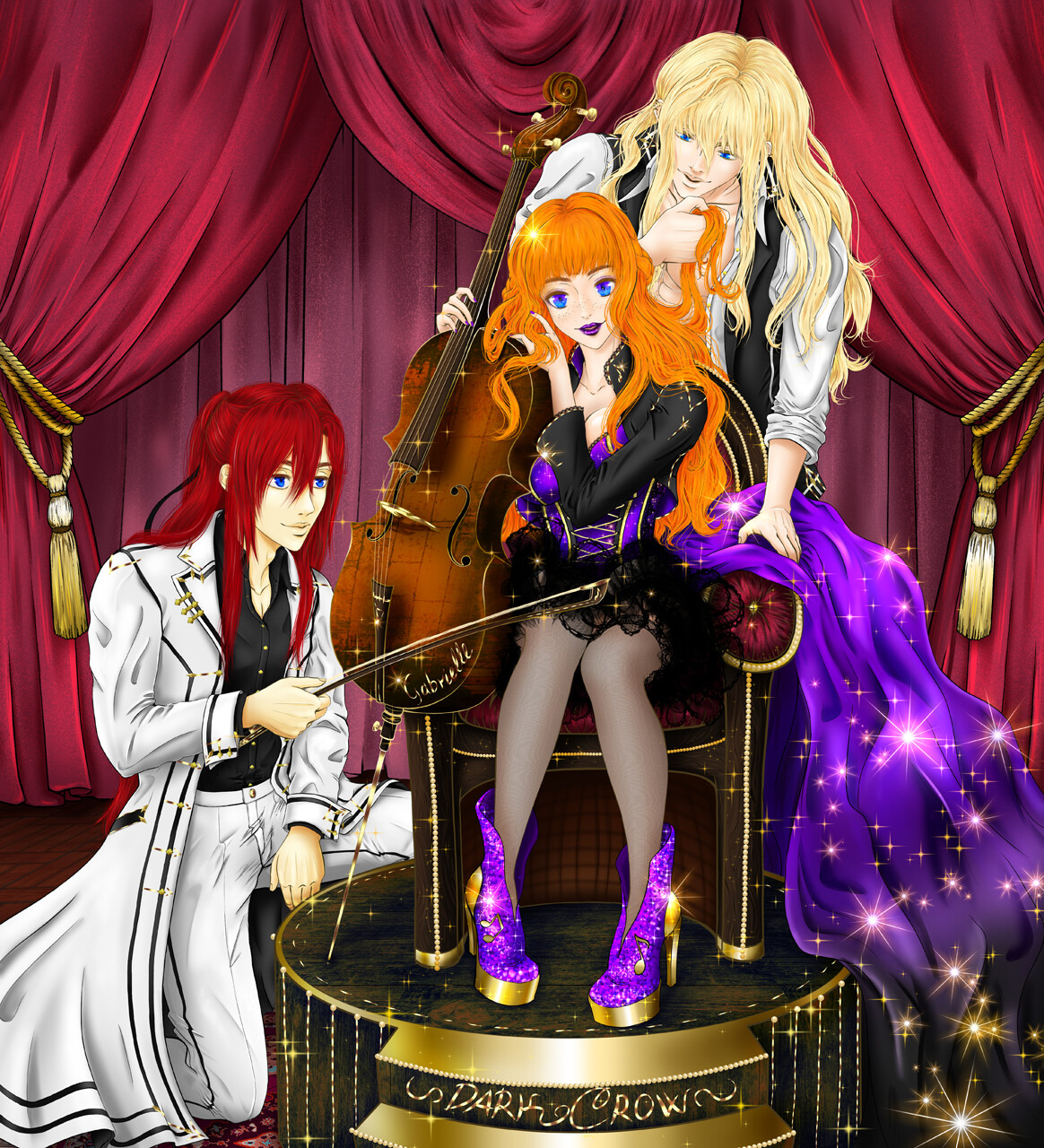 ArtStation - Bonds of Eternity - Kazuma, Gabrielle and Freyr