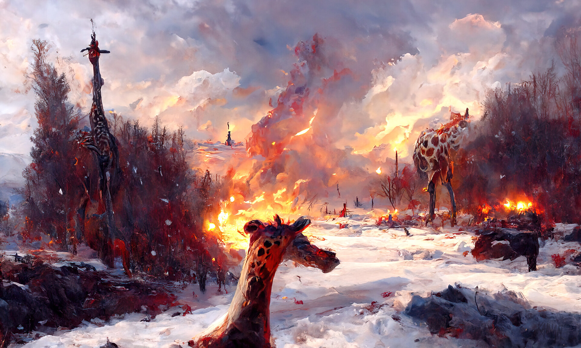 ArtStation - The Burning Giraffes
