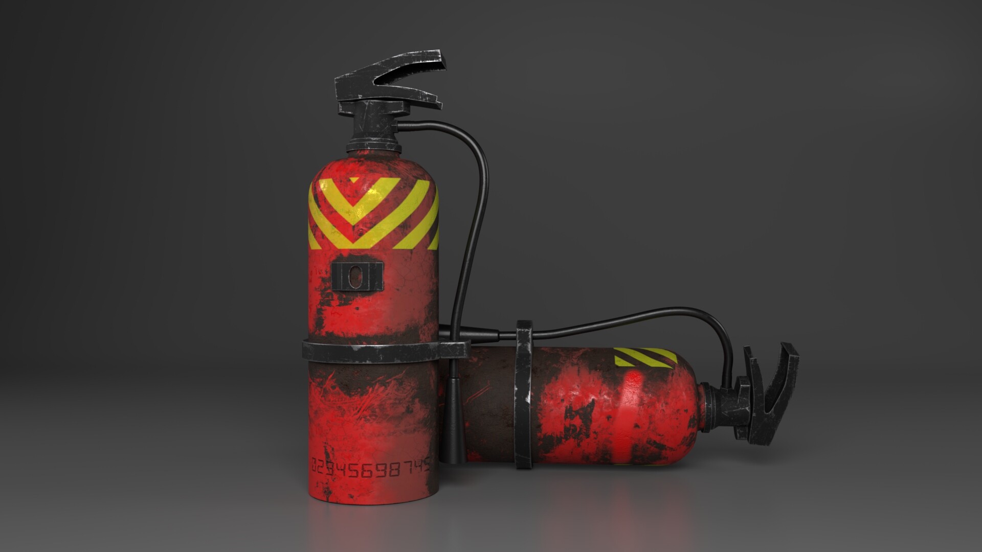 ArtStation - Fire cylinder ed model with texture