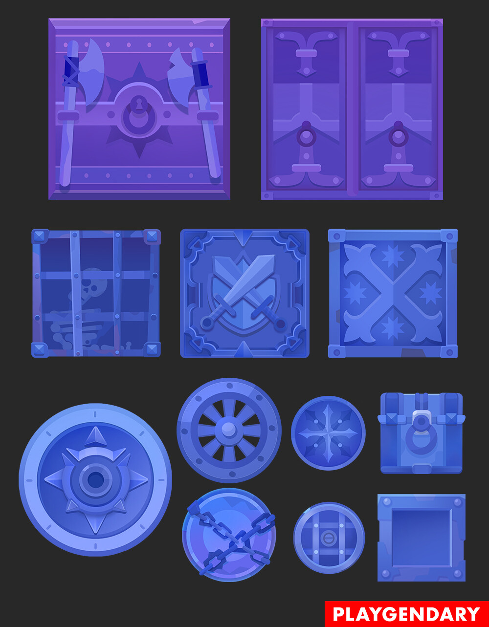ArtStation - Game objects for Playgendary