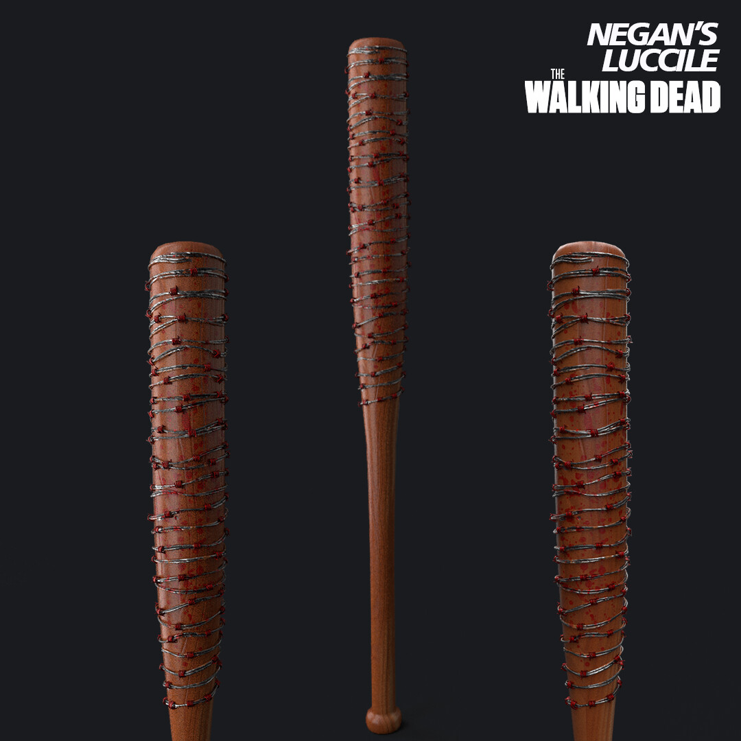ArtStation - Negan's Lucille from The Walking Dead.