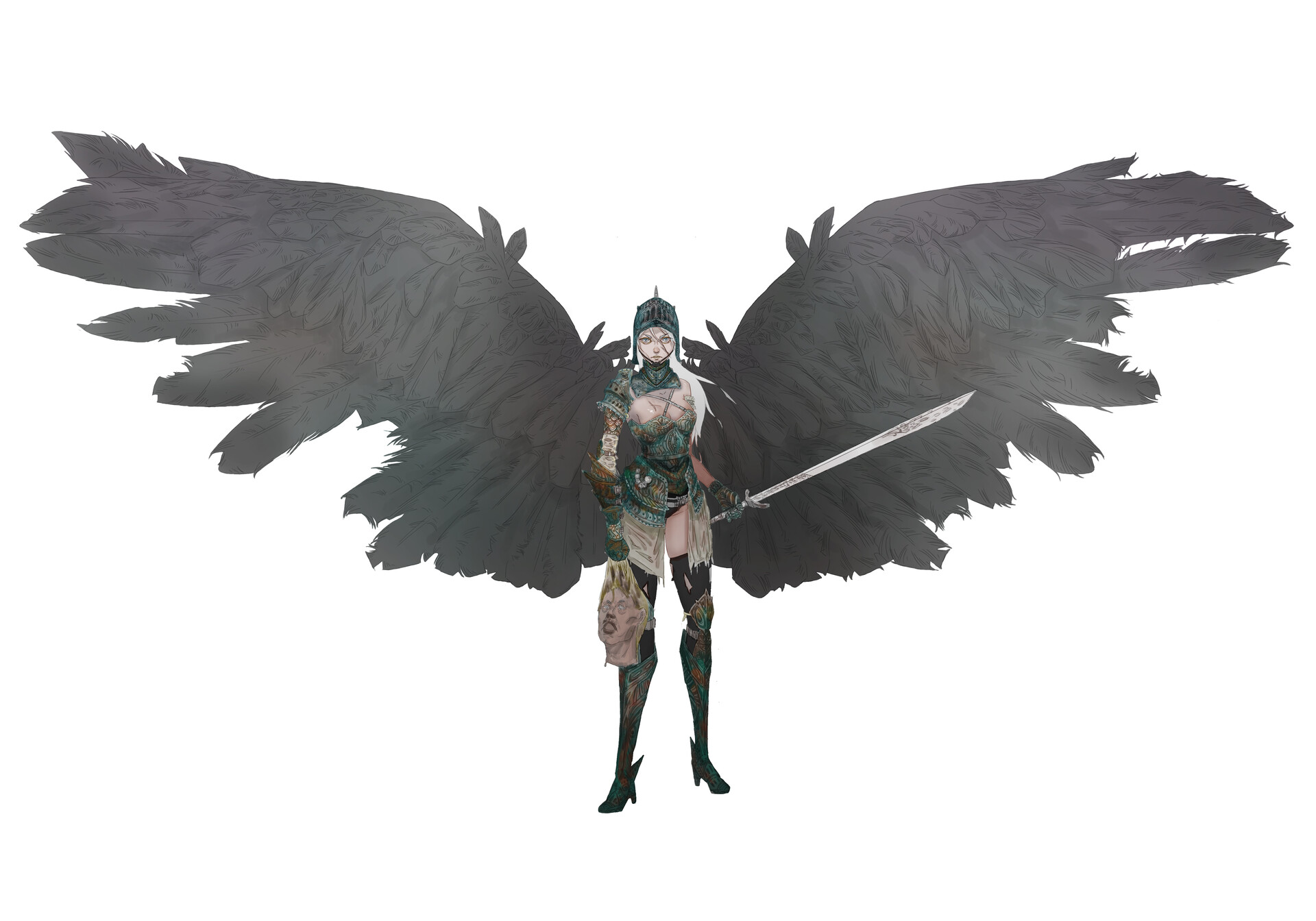 ArtStation - Crow knight