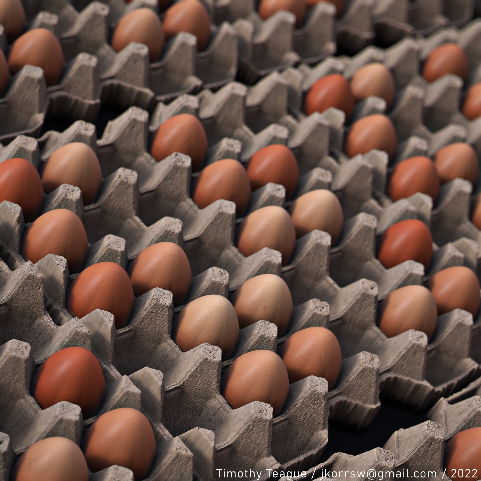 Timothy Teague - Procedural Egg Cartons