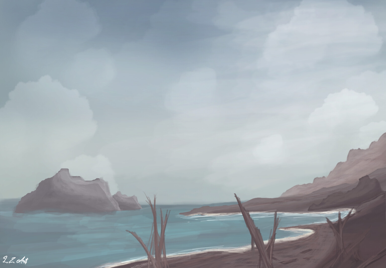 ArtStation - A Dead seaside