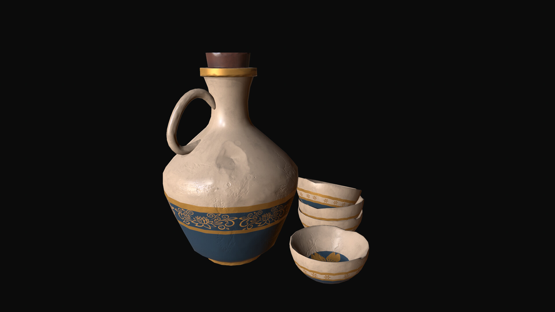 ArtStation - Vase And Cup-Set