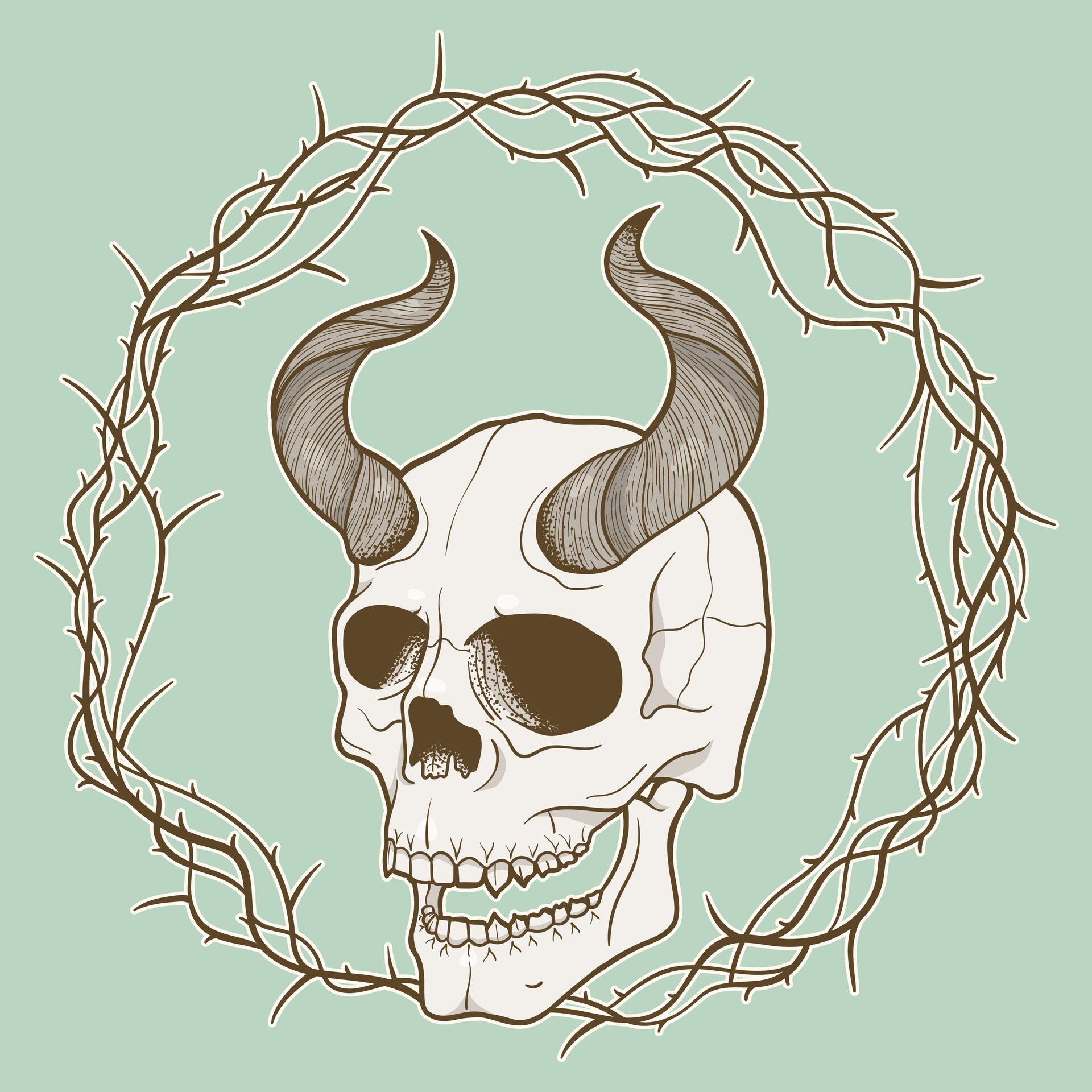 ArtStation - Memento Mori Digital Illustration