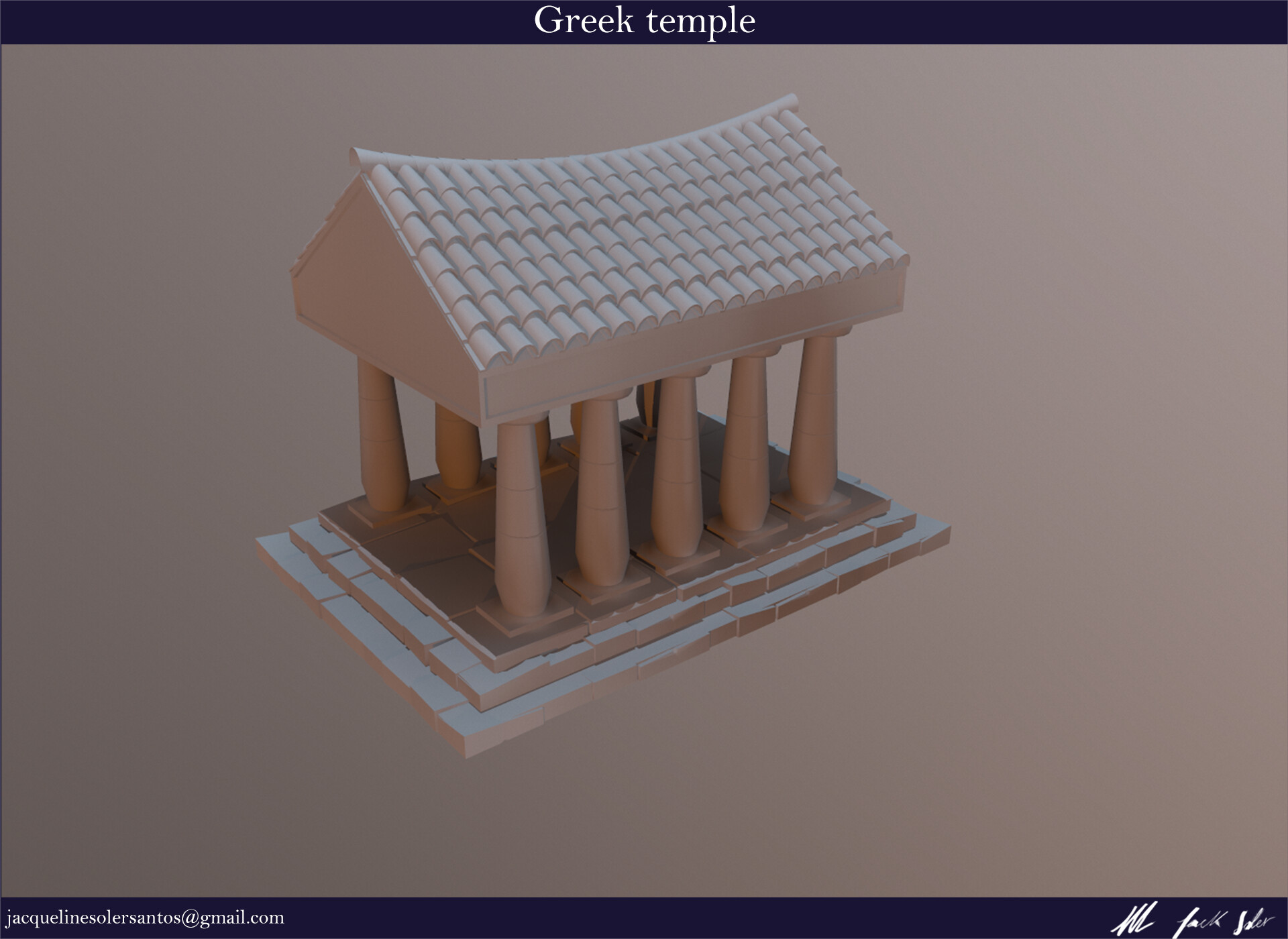 ArtStation - Greek temple
