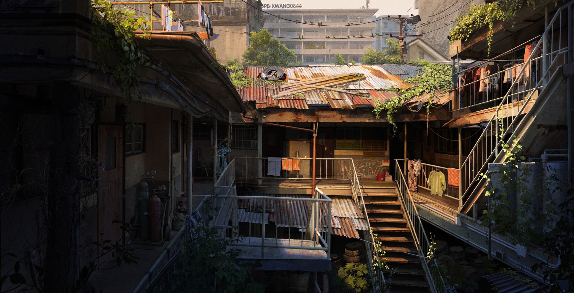 ArtStation - Abandoned building