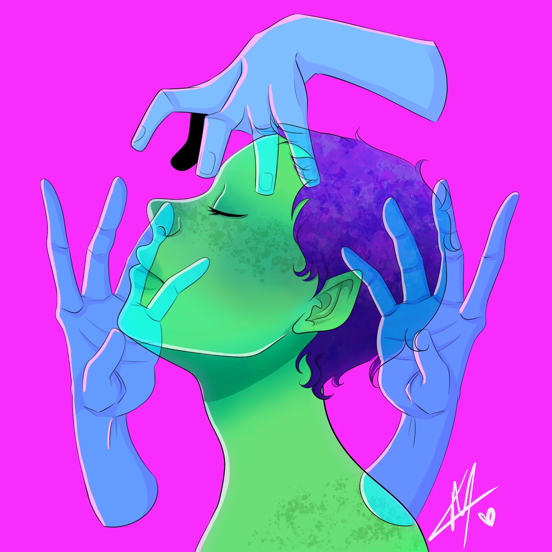 Artstation Green Girl