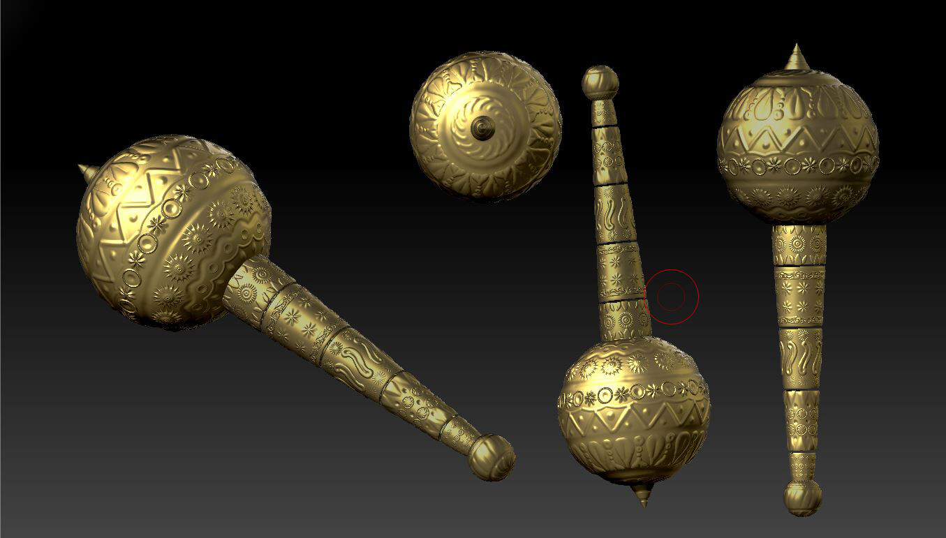 ArtStation - Gadha props Modelling