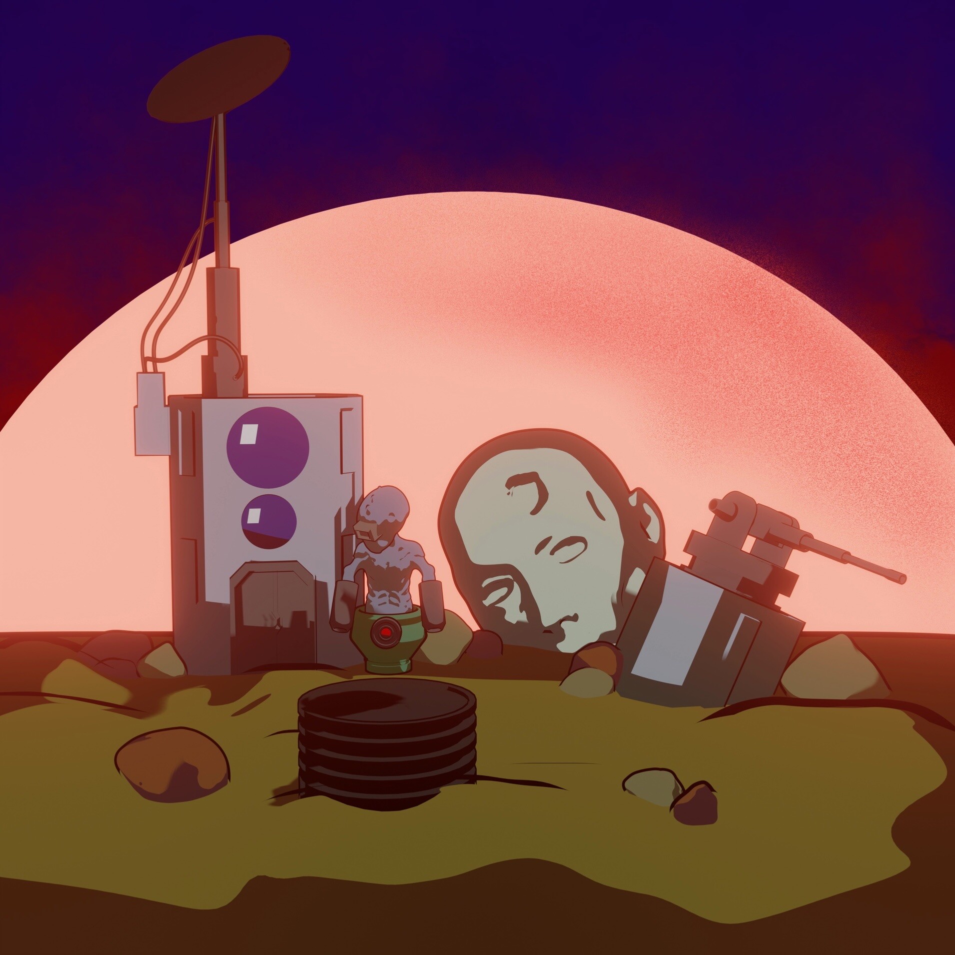 ArtStation - cellshading scene