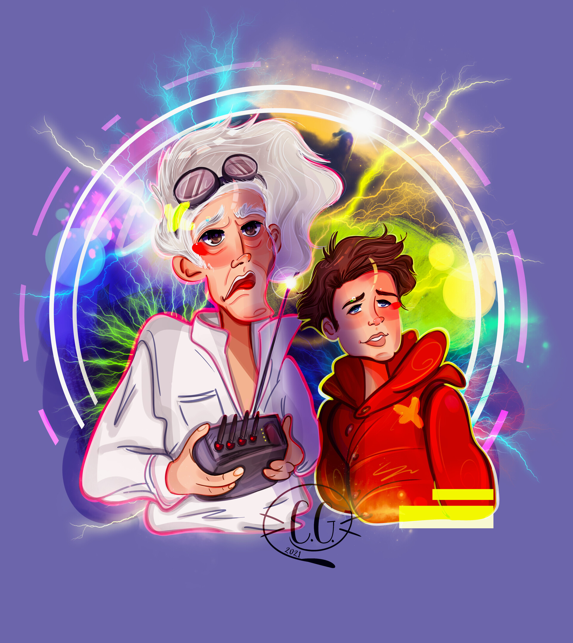 ArtStation - Volver al futuro - C.G. 🚘