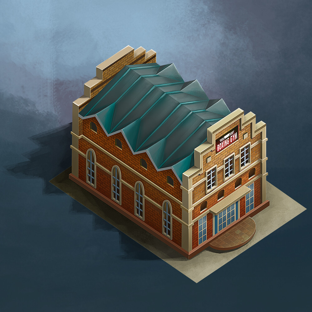 ArtStation - Isometric buildings Assets