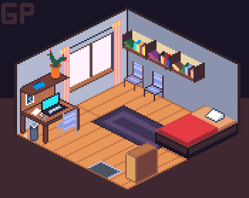 ArtStation - Isometric room #2