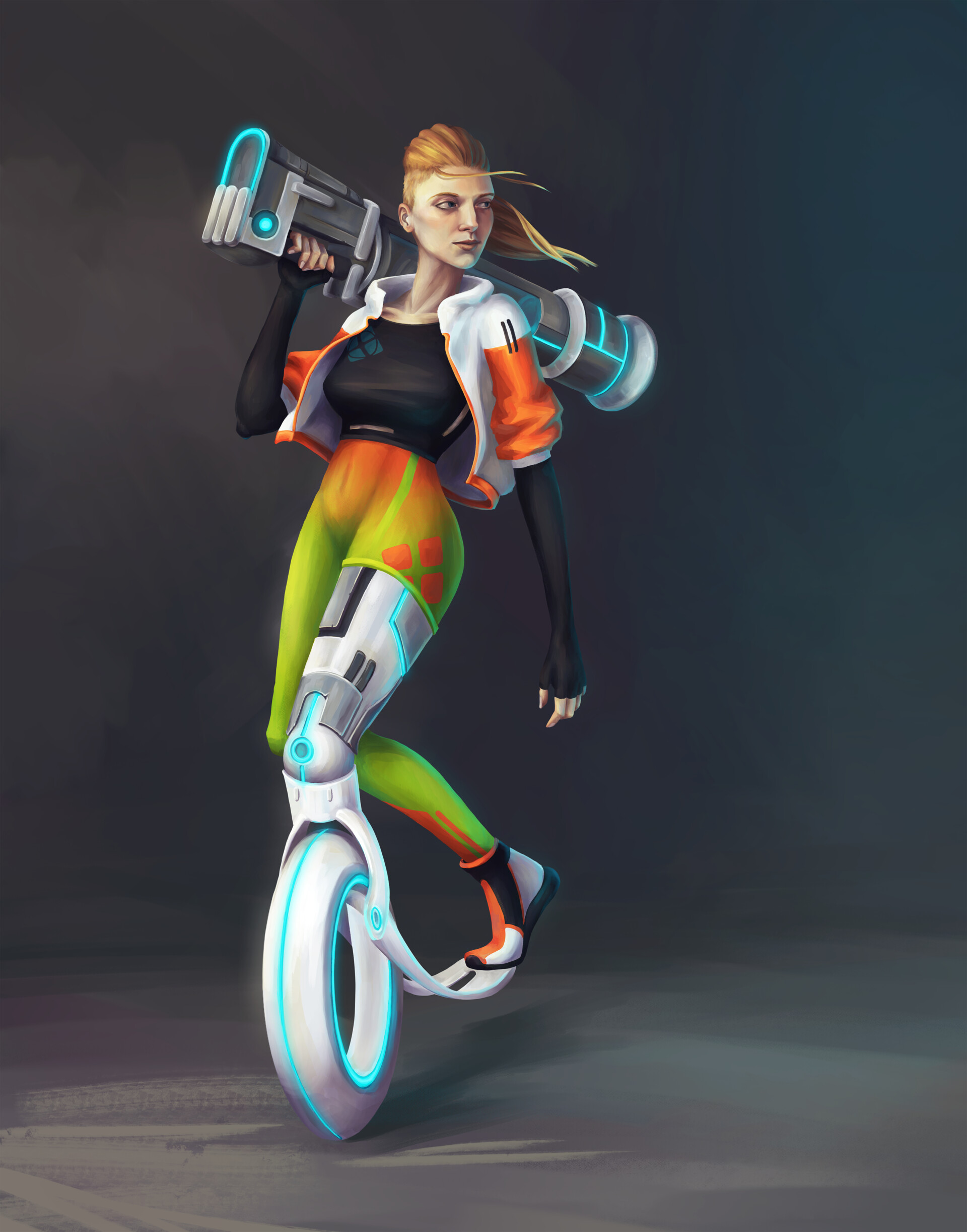 ArtStation - Cyberpunk Character Concept