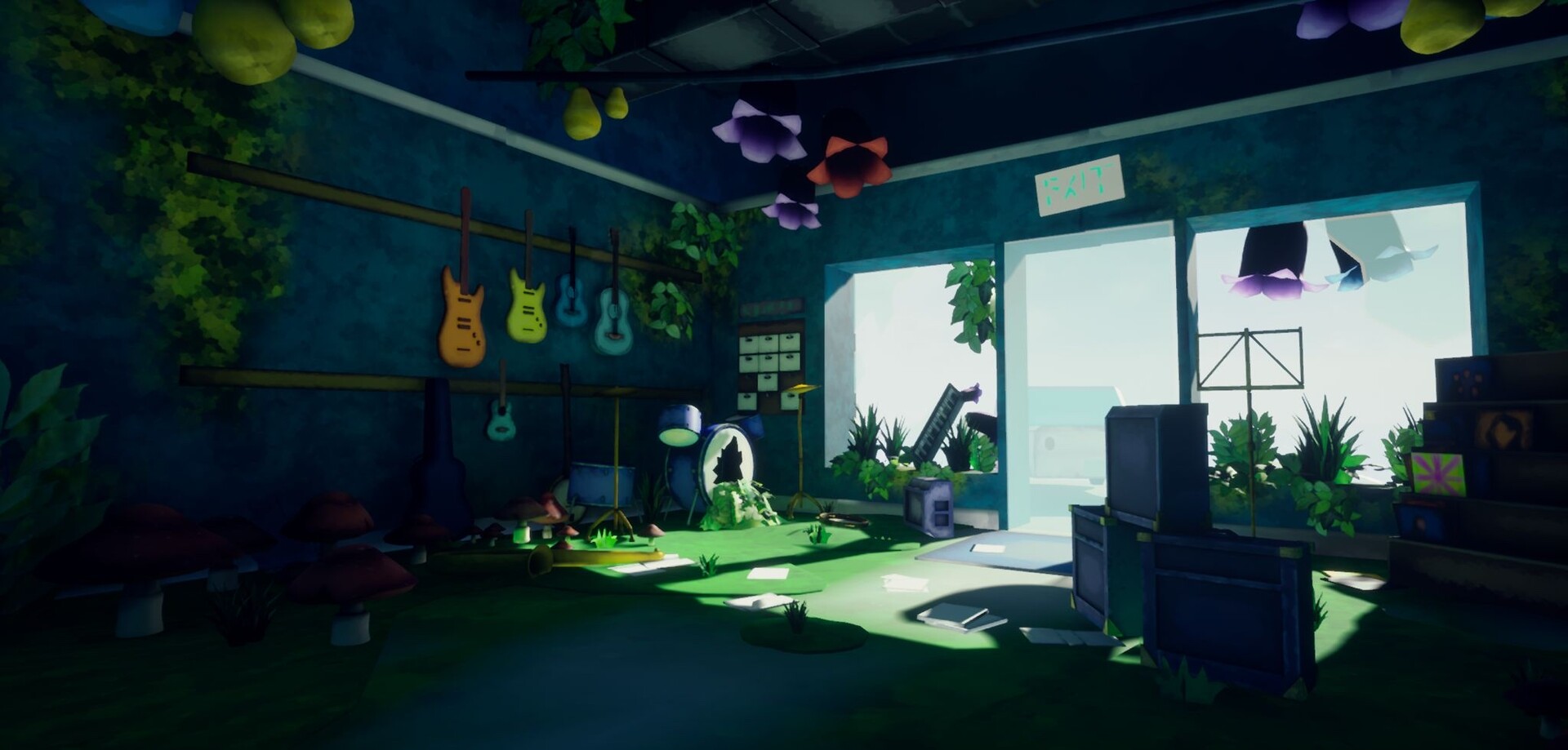 ArtStation - 3D Environment based on concept art from the TV show Kipo and the Age of Wonderbeasts