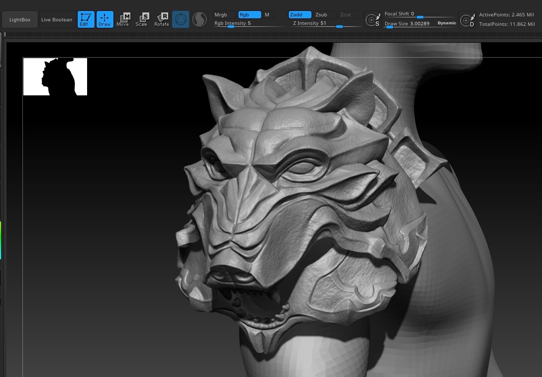Raj Shinde - Shoulder Pad (Wolf) Prop Concept Piece
