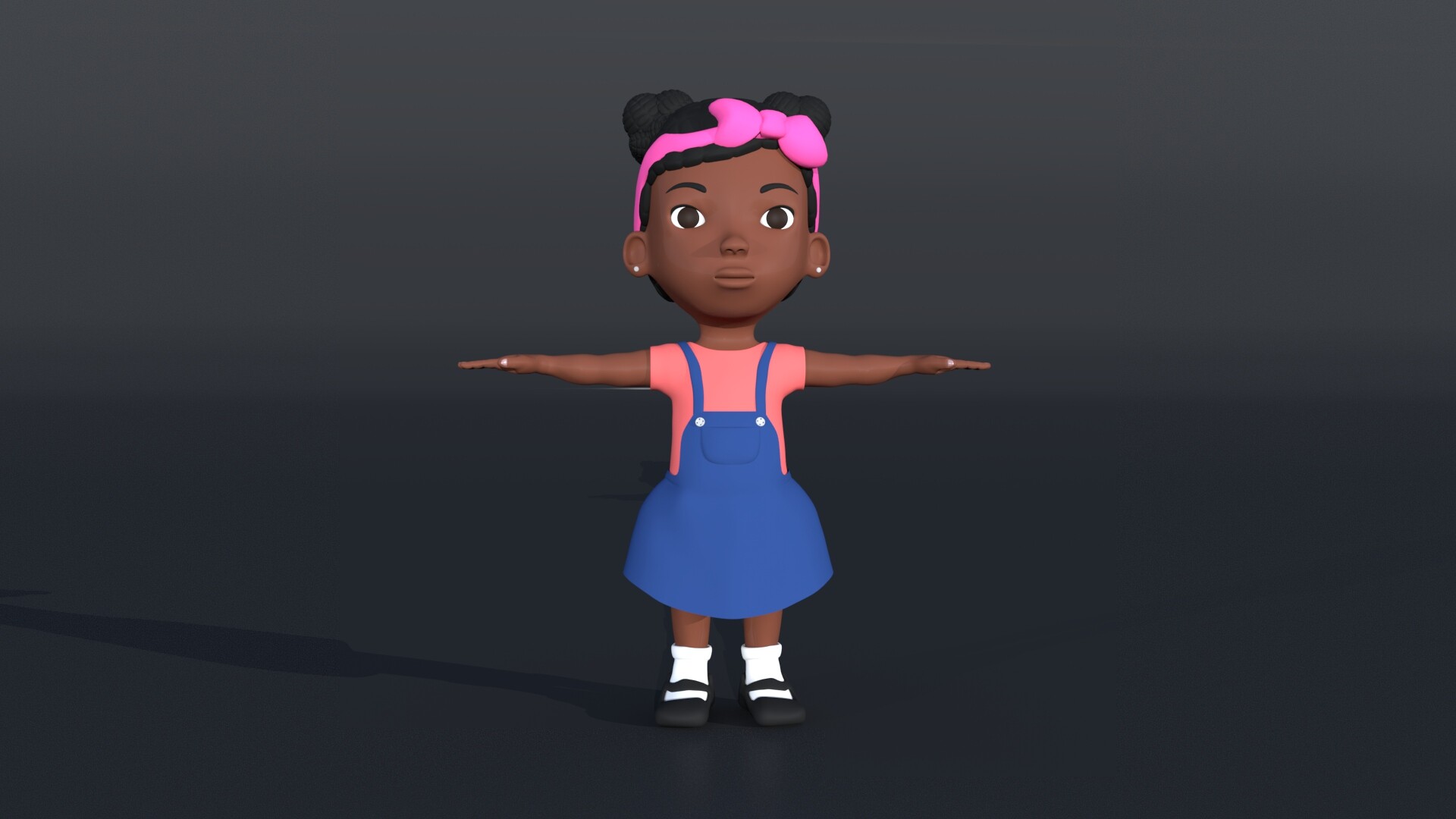 ArtStation - 3D African Girl Character