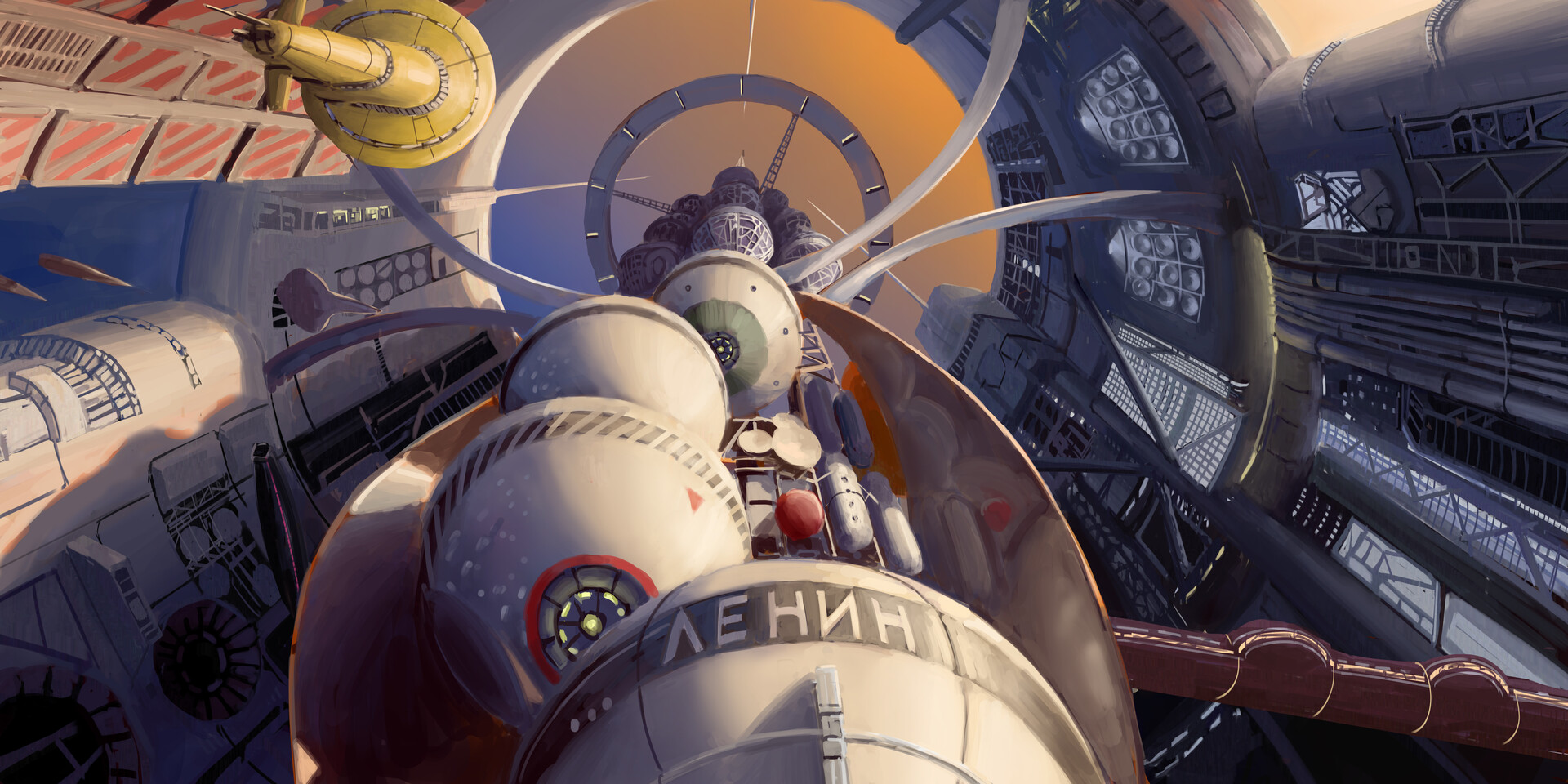 ArtStation - space elevator