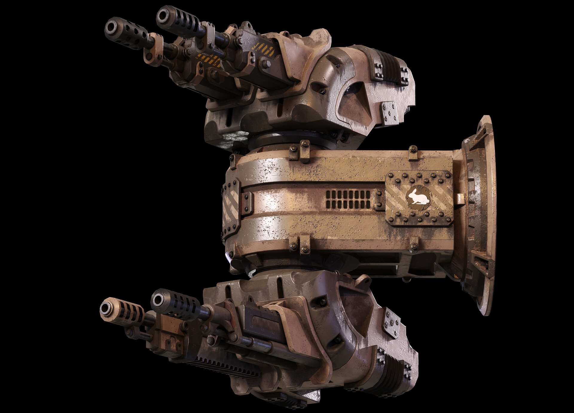 ArtStation - Turret Gun according concept of The Matrix movie