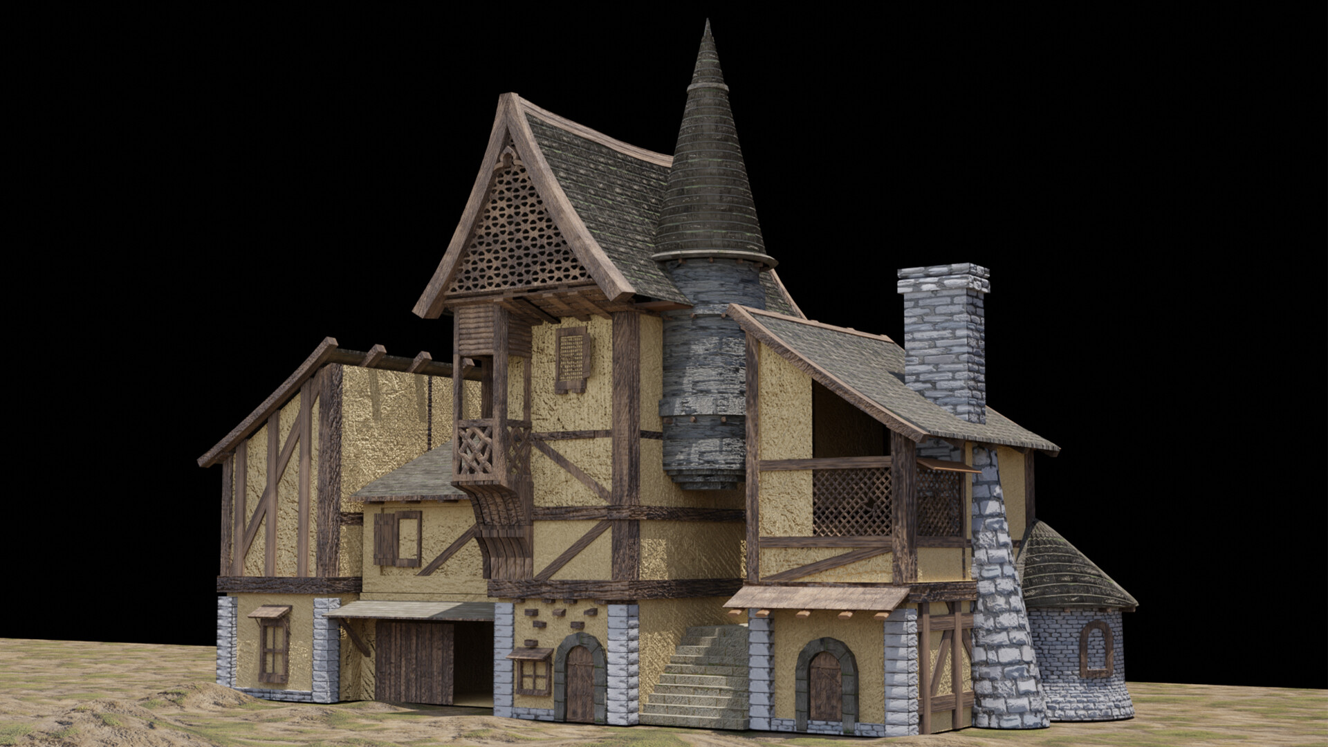 ArtStation - Medieval House
