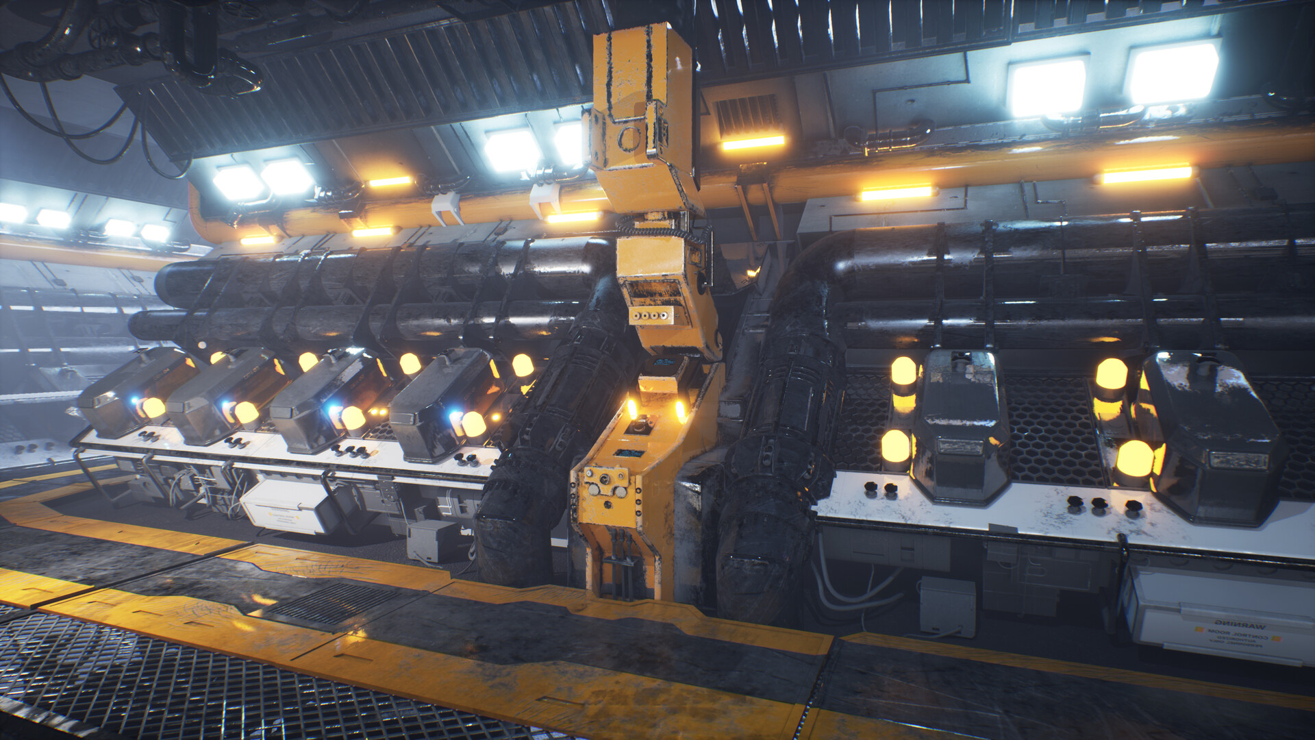 ArtStation - Sci-fi Generator Room ( Hard Surface modeling )