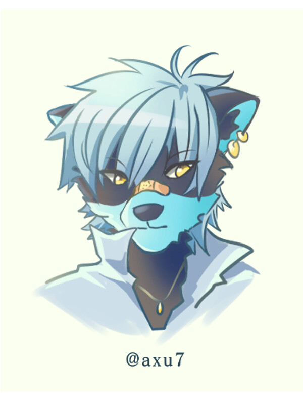 ArtStation - Ice Wolf Furry