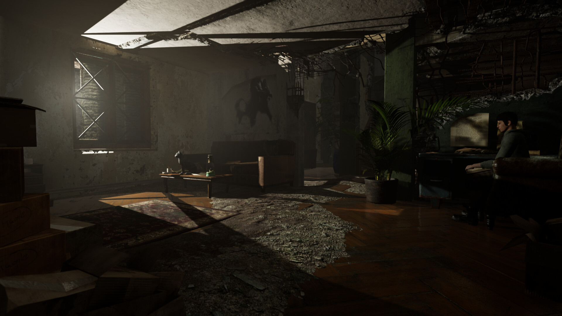 ArtStation - Destroyed House (In - Game)