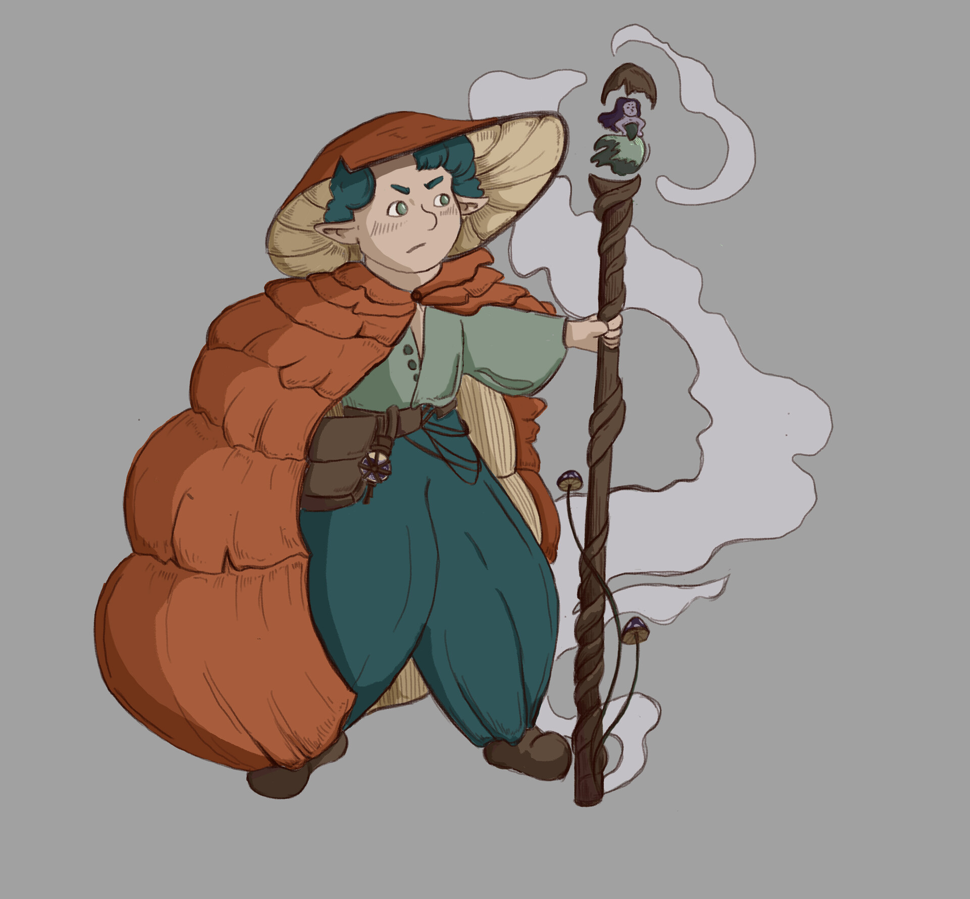 ArtStation - Chara design - mushroom boy