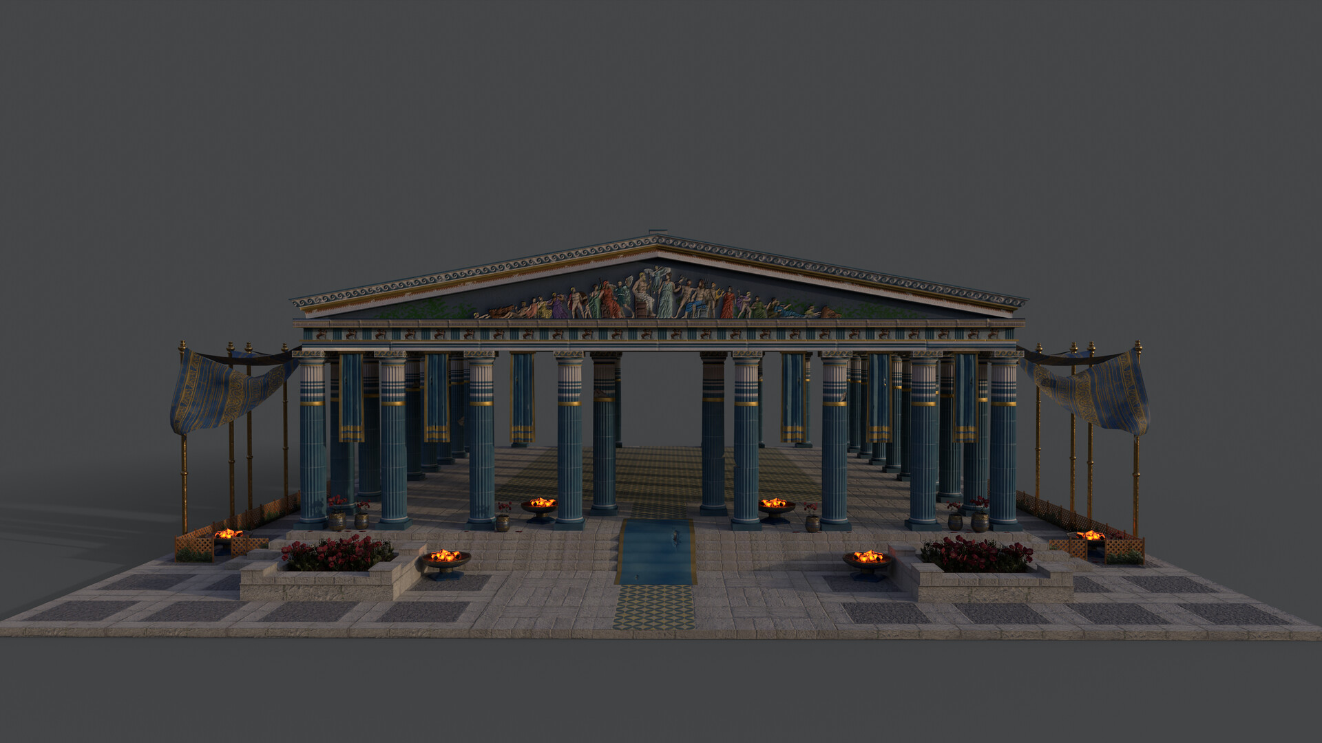 ArtStation - Greek Temple Enviroment