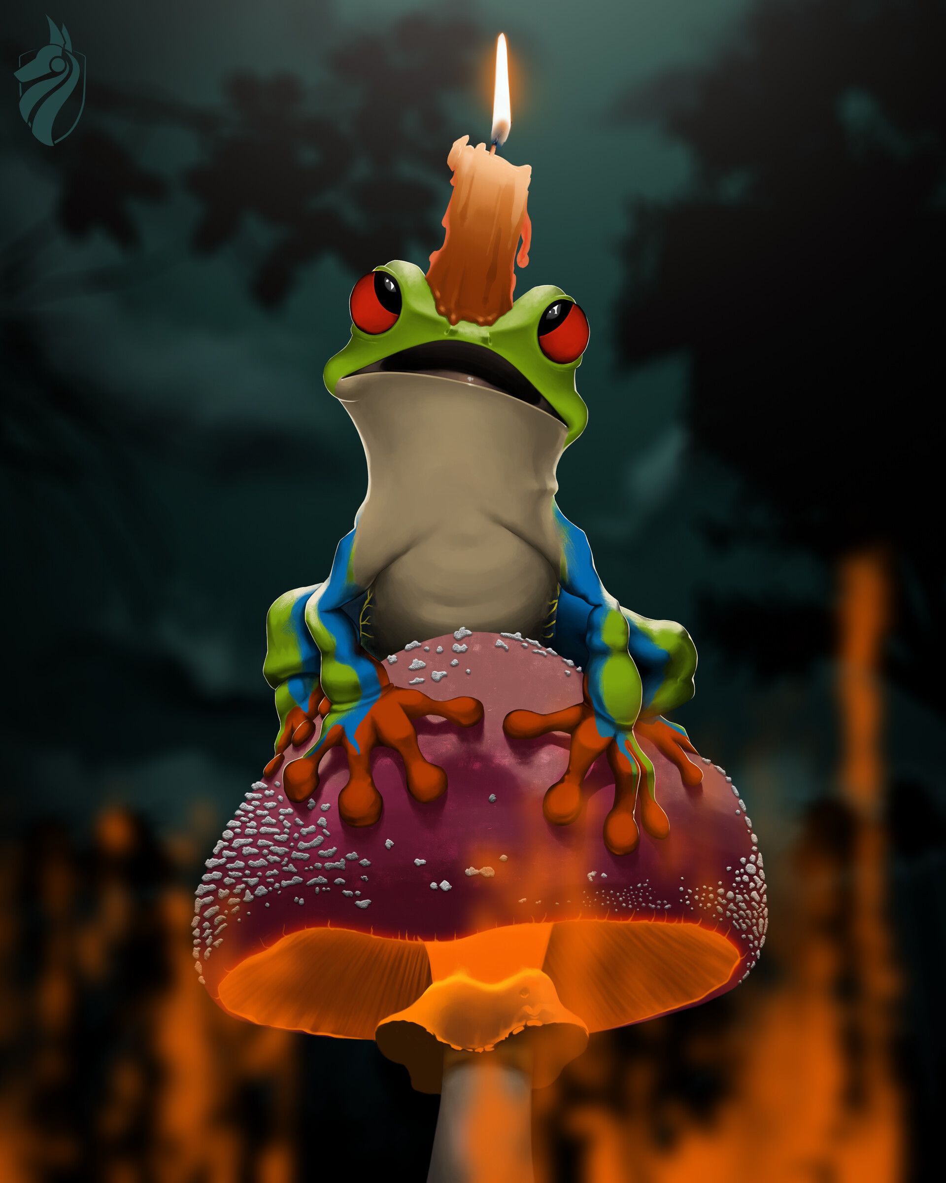 ArtStation - Crazy frog 🍄🐸🕯