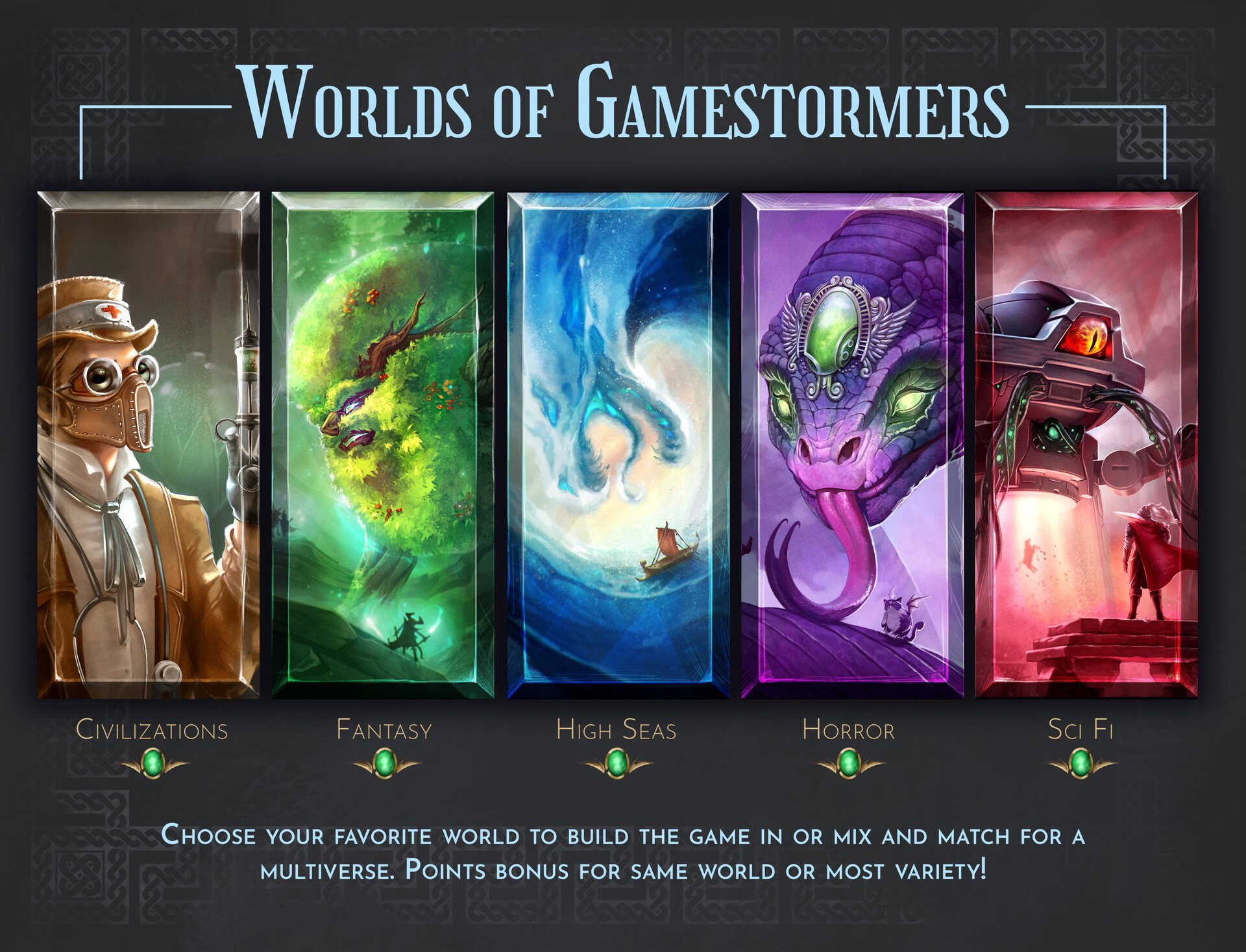 Owl Ghost Creatives - Gamestormers Presentation Assets and Marketing