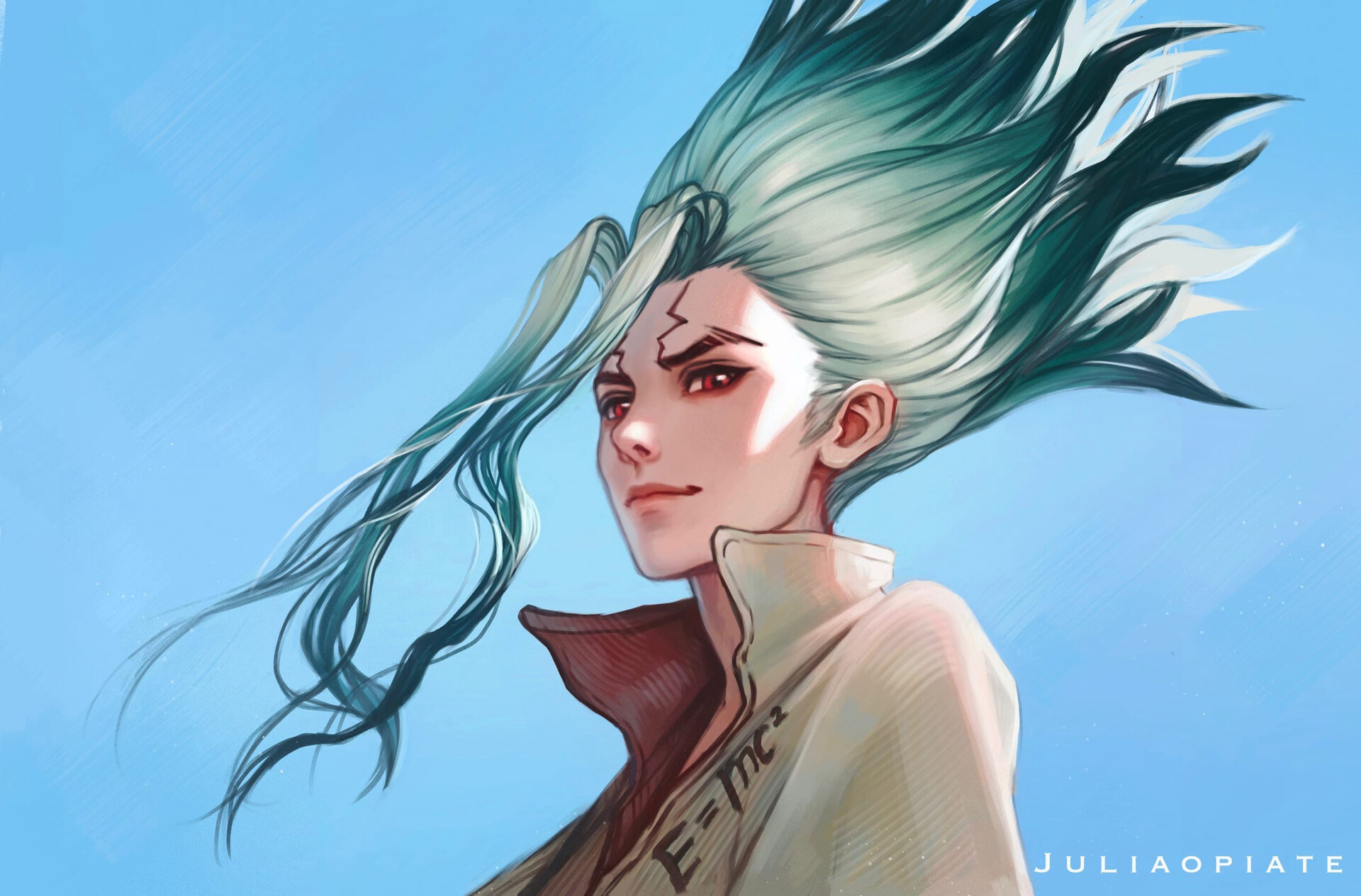 ArtStation - Ishigami Senku (fanart)