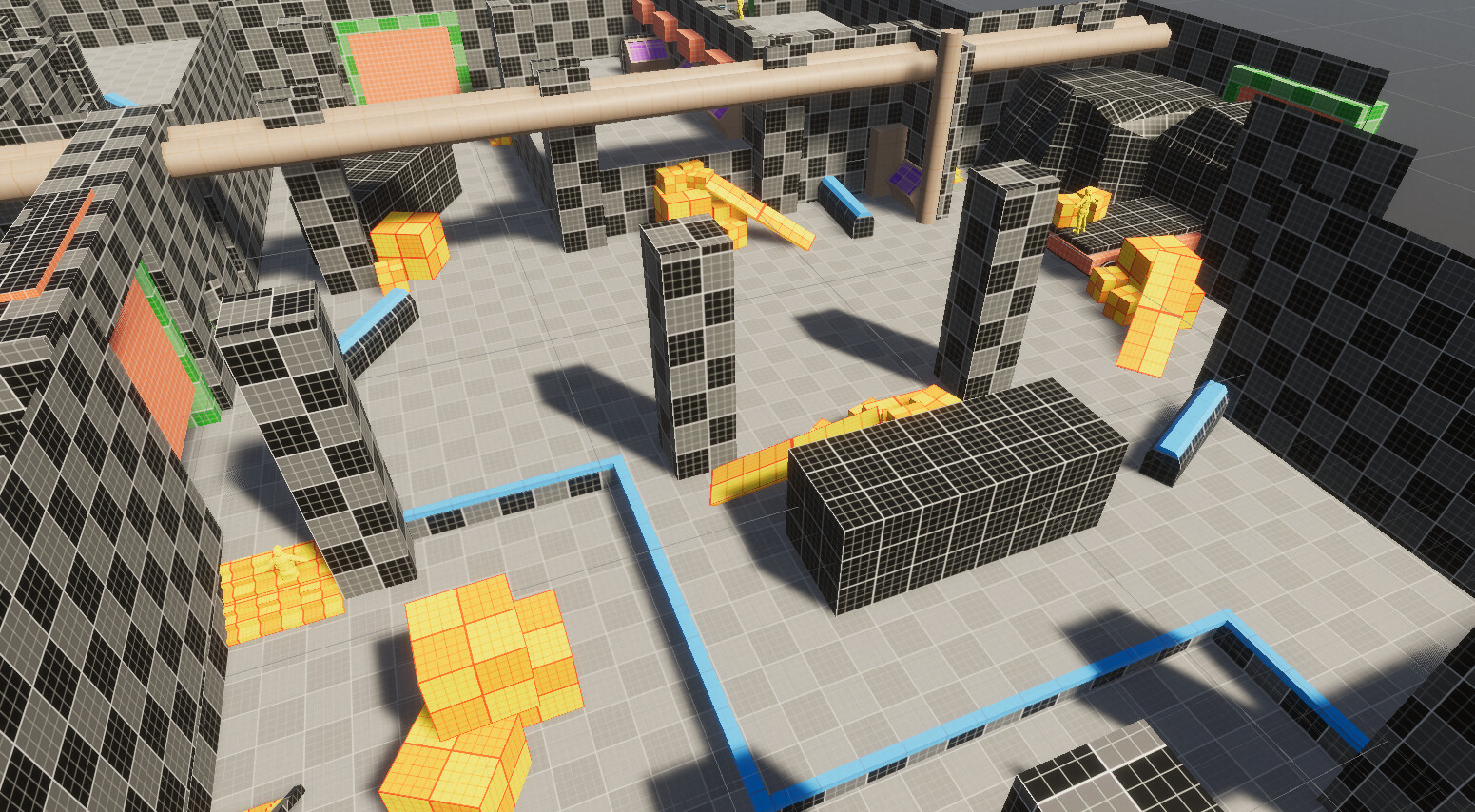 Jeff Persson - Level Design - FPS Shooter Project Part #1 - Graybox