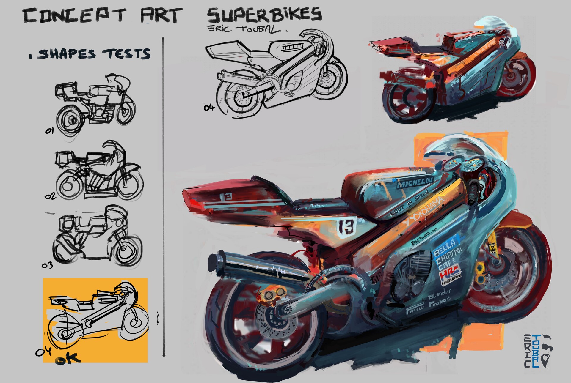 ArtStation - Concept art superbike