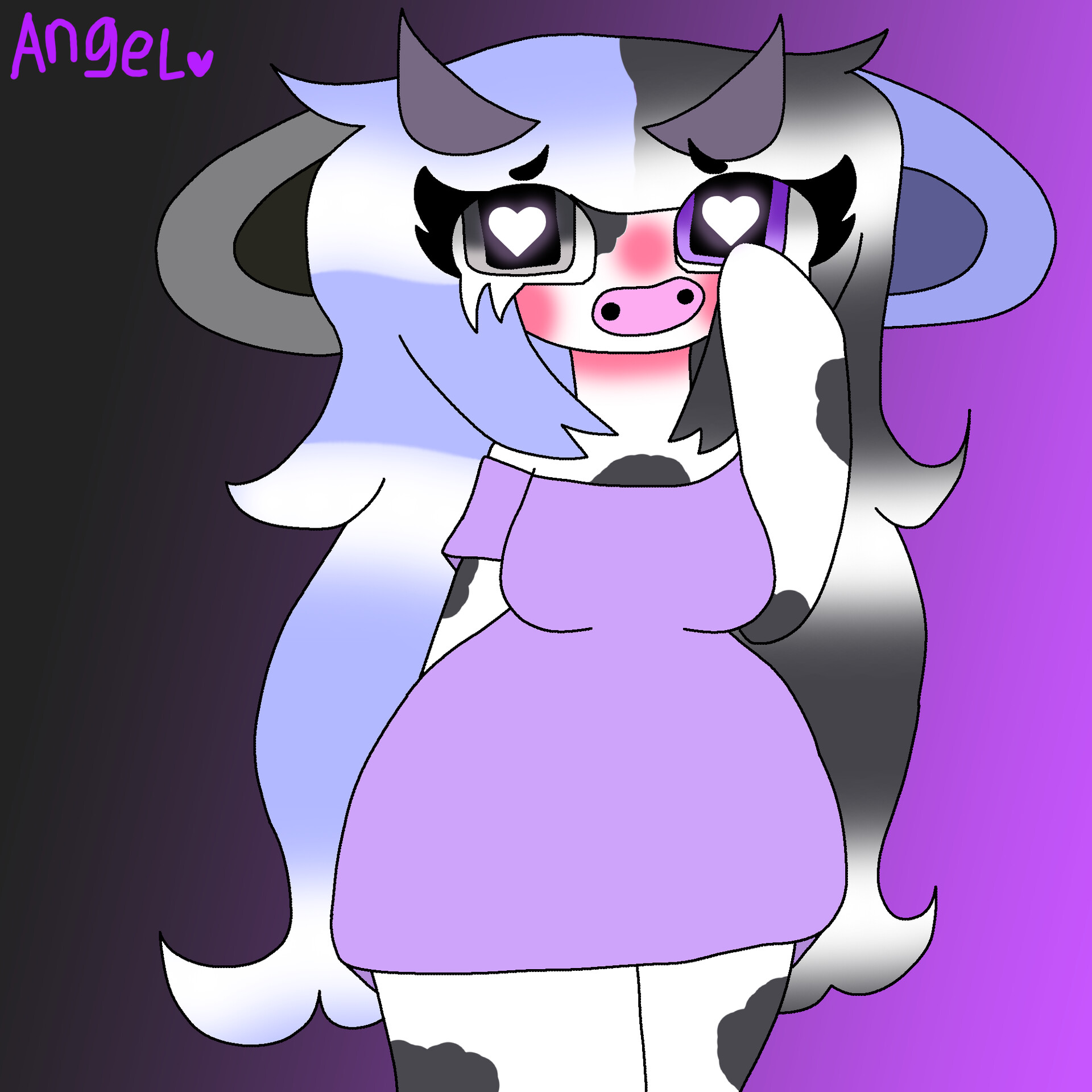 ArtStation - emo cow