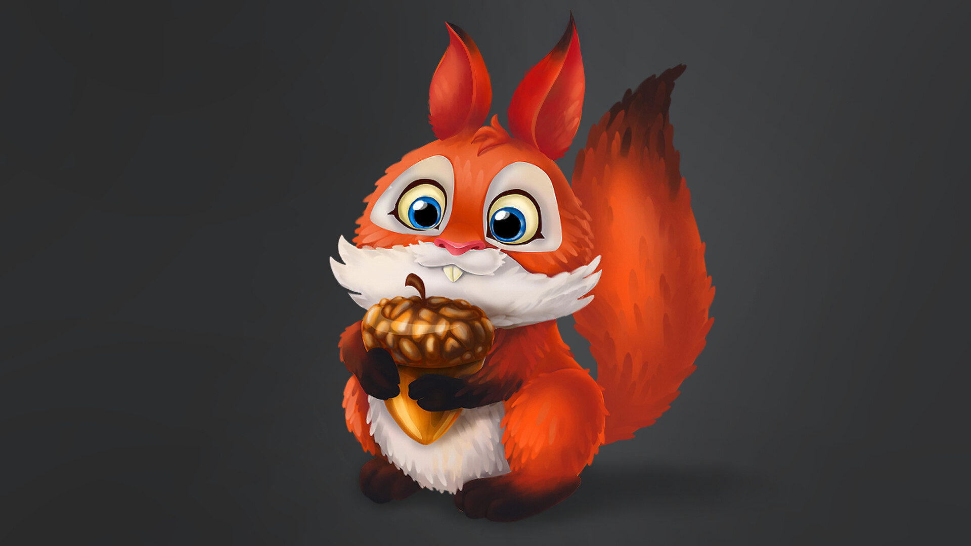 ArtStation - Squirrel for children's games