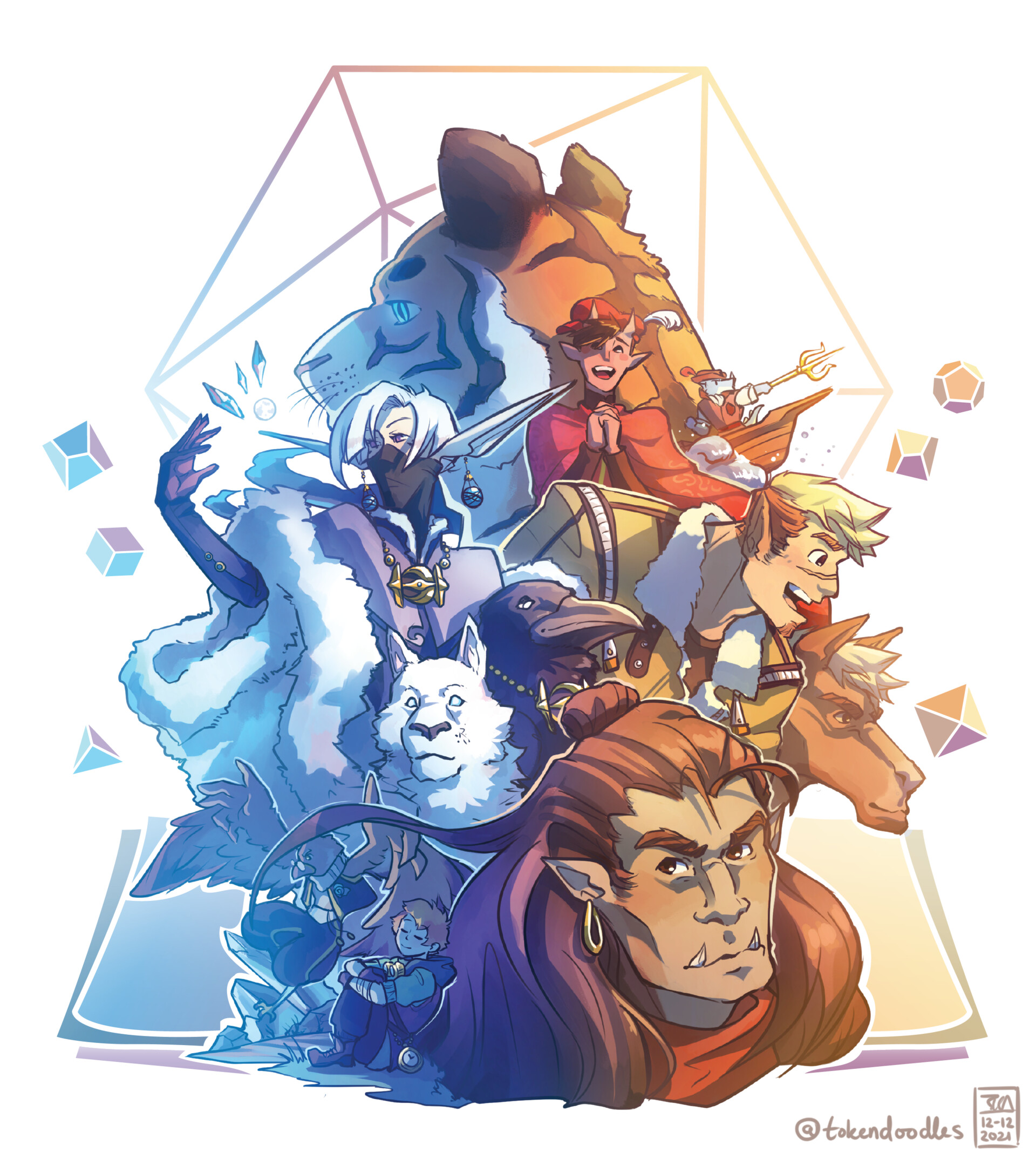 ArtStation - My Dungeons and Dragons Characters