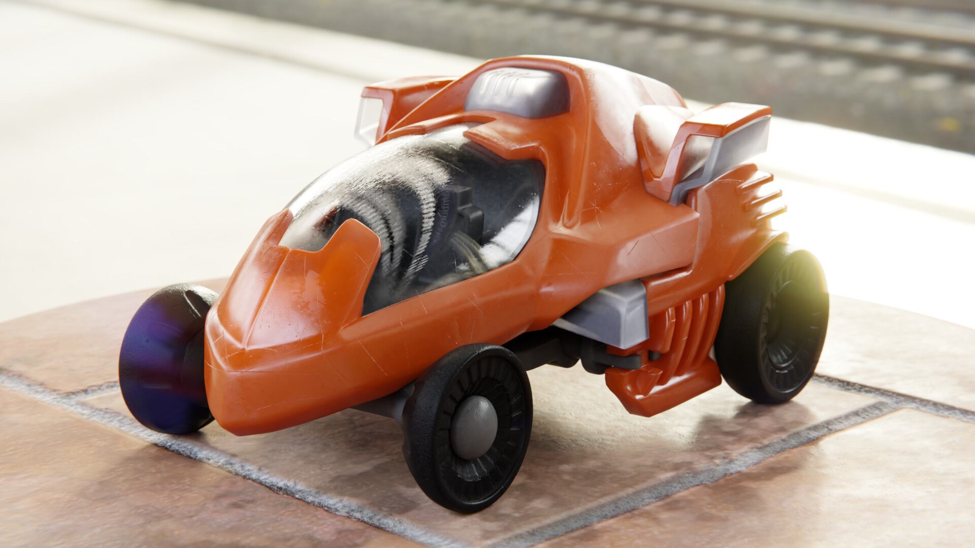 ArtStation - Red Toy Car