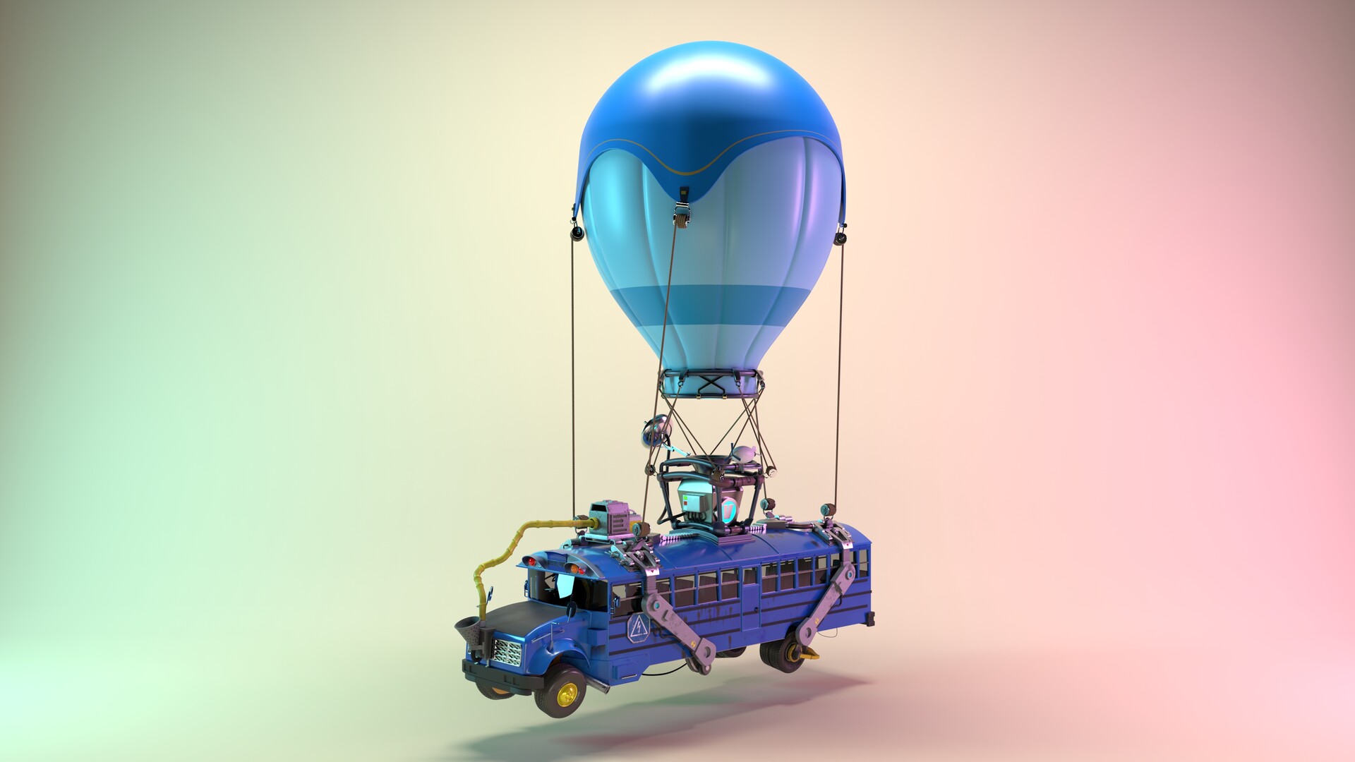 Battle Bus Landscape Poster Fortnite Loading Screen H 5920