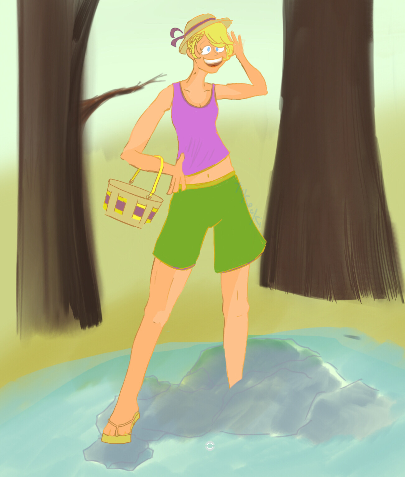 ArtStation - Twiggy from Animal Crossing