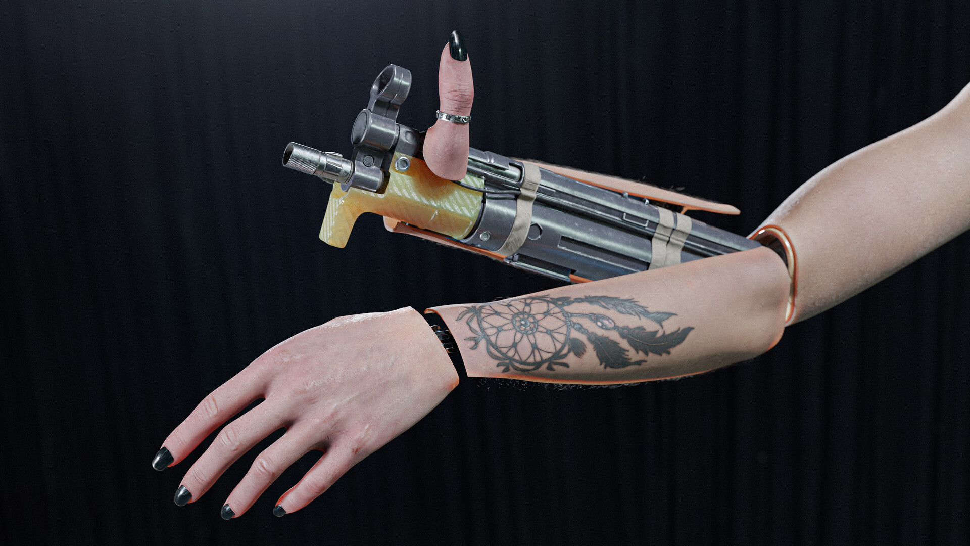 ArtStation - Hand Gun