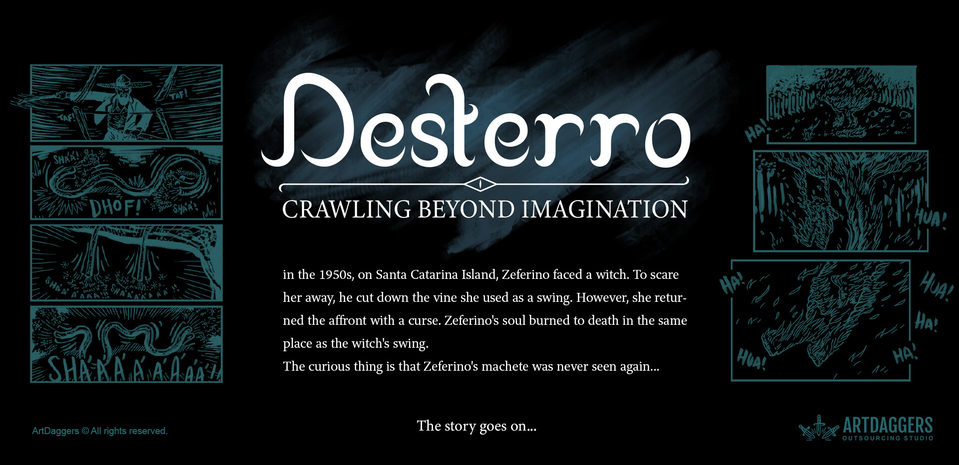 Artdaggers Outsourcing Studio - DESTERRO - Horror game concept art