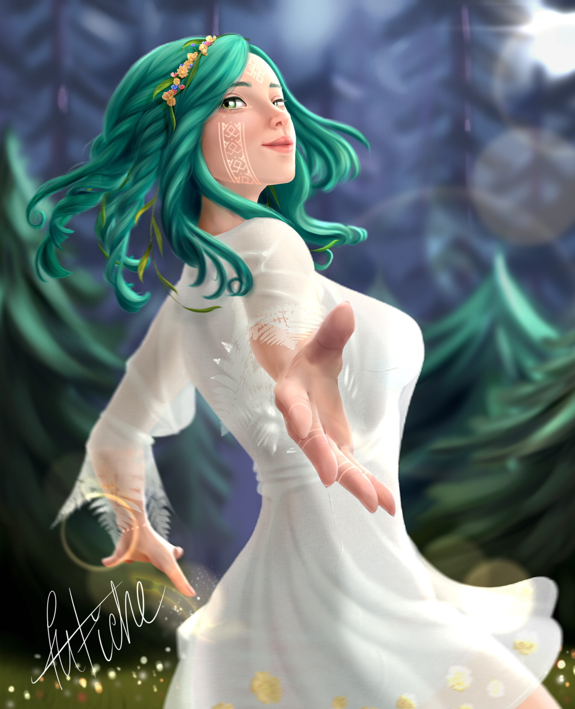 ArtStation - Mavka from the cartoon "Mavka: the forest song"