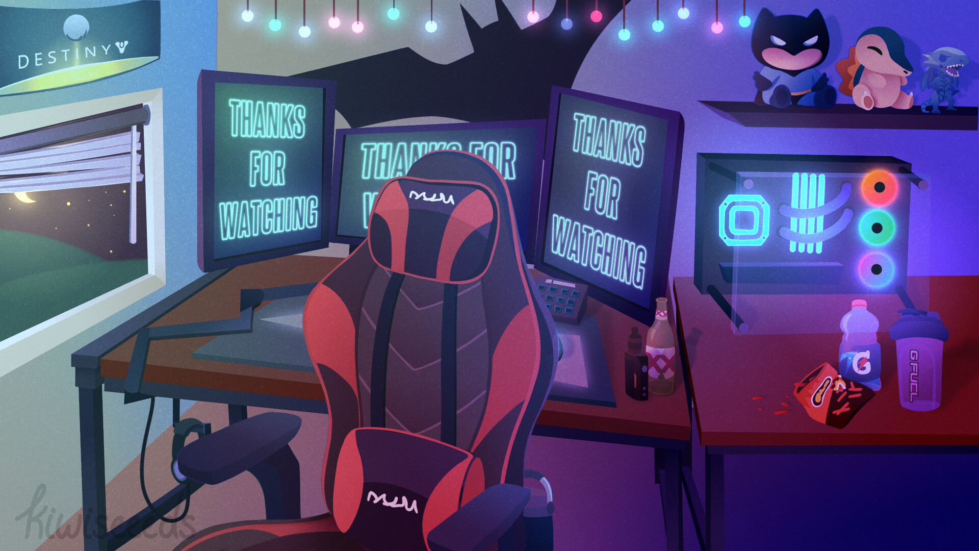 ArtStation - IAmTrueJesse Ending Stream Layout