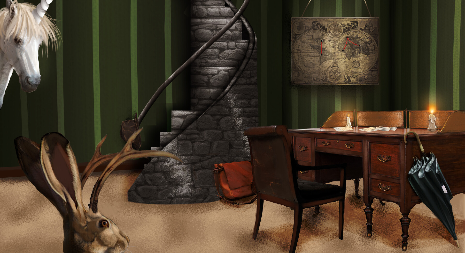 ArtStation - Environment Concept Art 1 - Cryptozoology