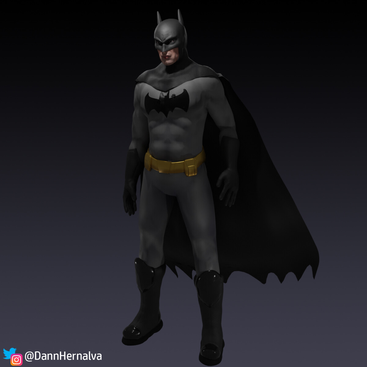 ArtStation - Batman - DC Comics - 3D Digital Sculpture by Dann Hernalva
