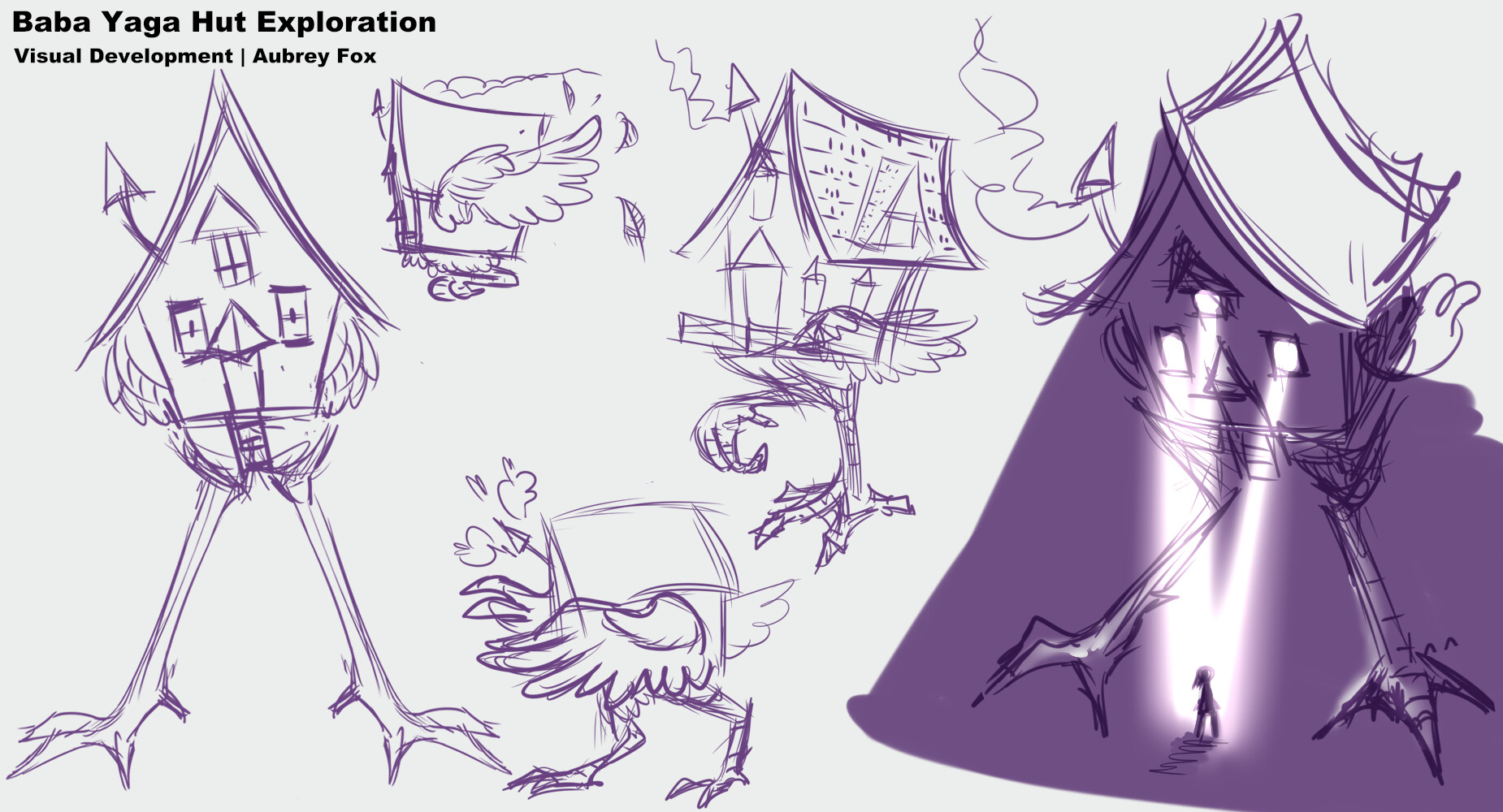 ArtStation - Baba Yaga House Design Exploration