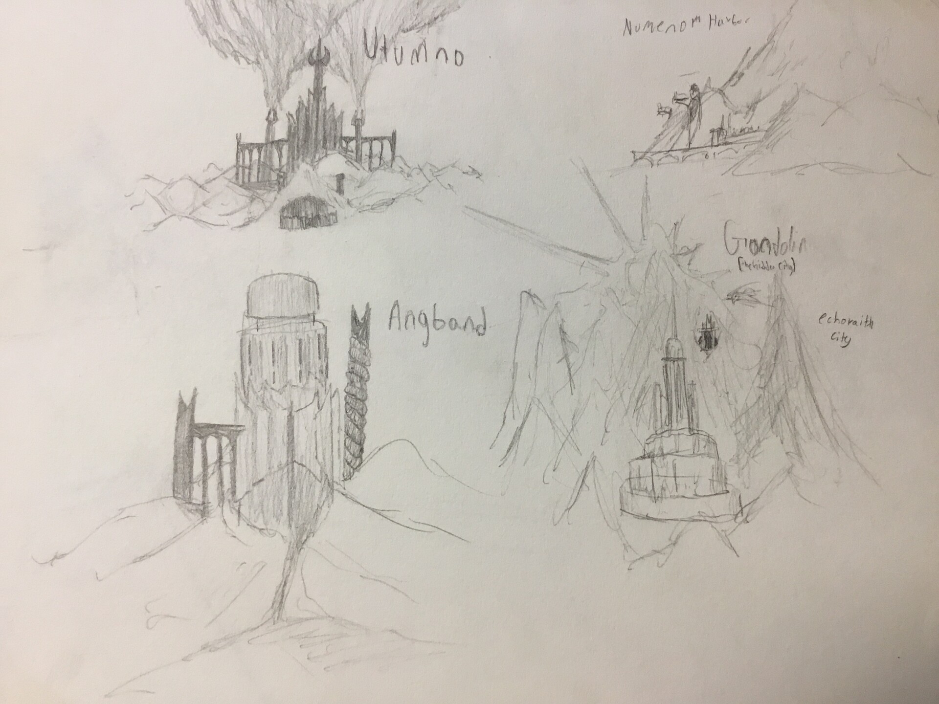 ArtStation - Lord of the Rings EU landmarks, towers and fortresses